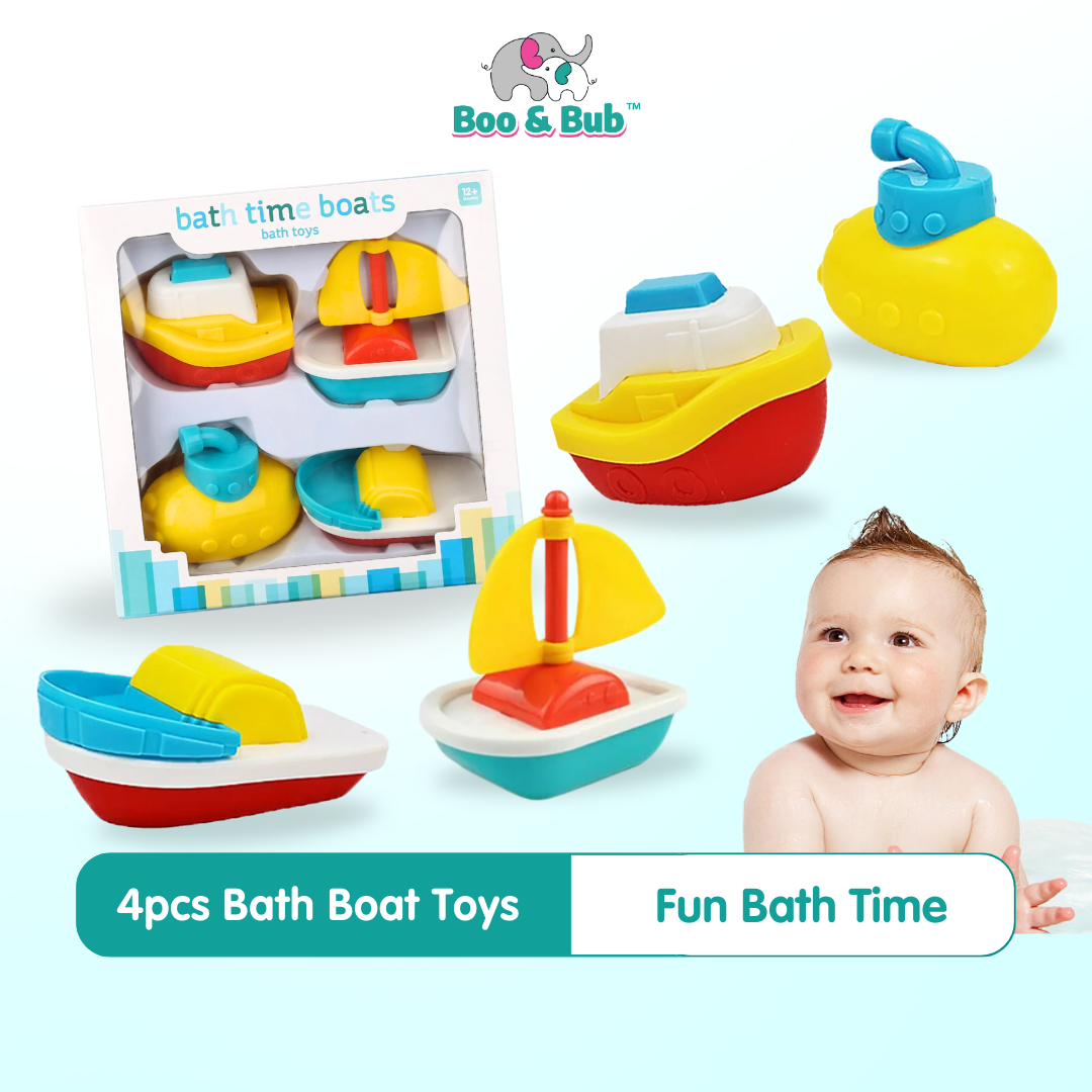 4PCS Baby Bathing Boat – Boo & Bub