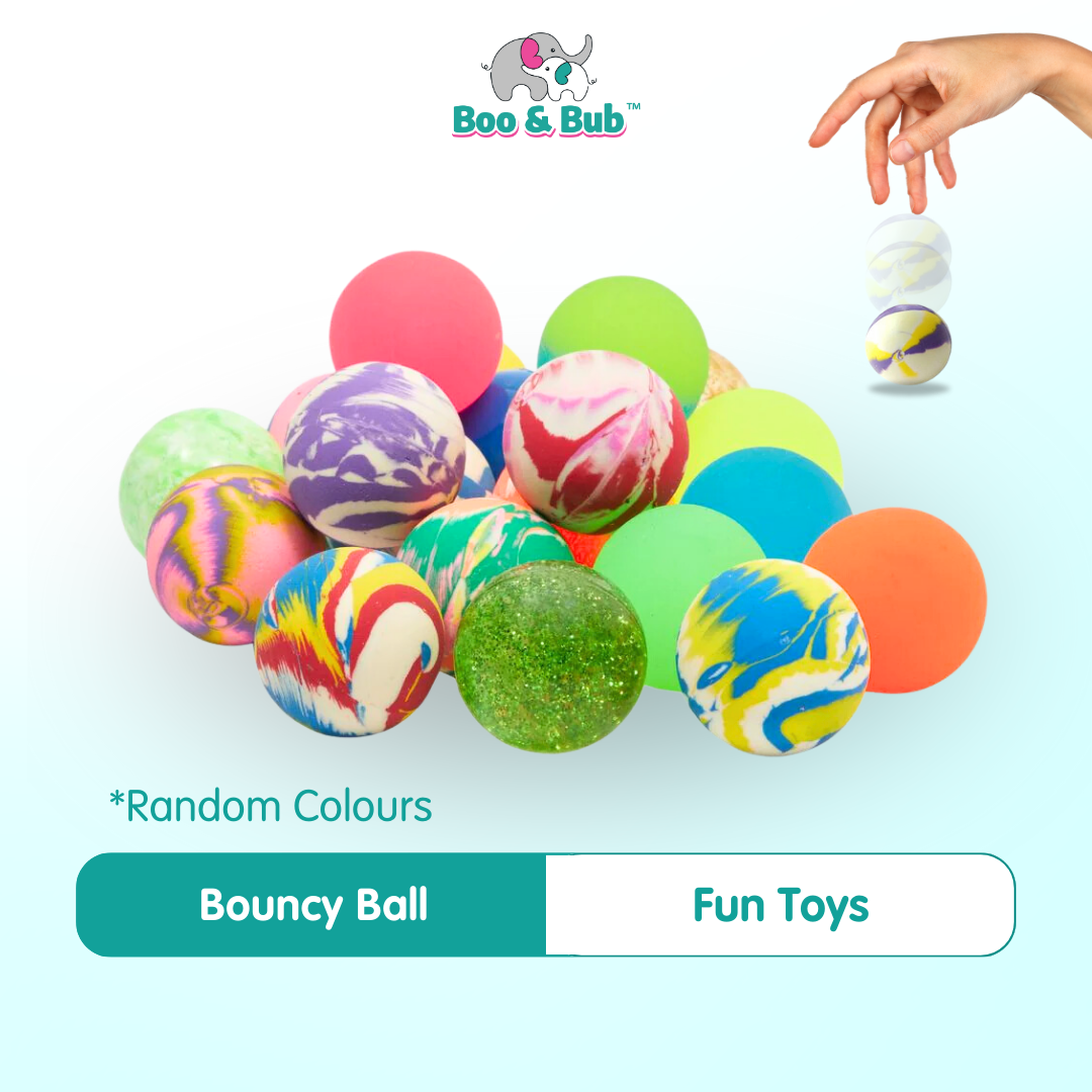 25mm - Mixed Bouncy Ball | Solid Floating Funny Bouncing Child Elastic ...