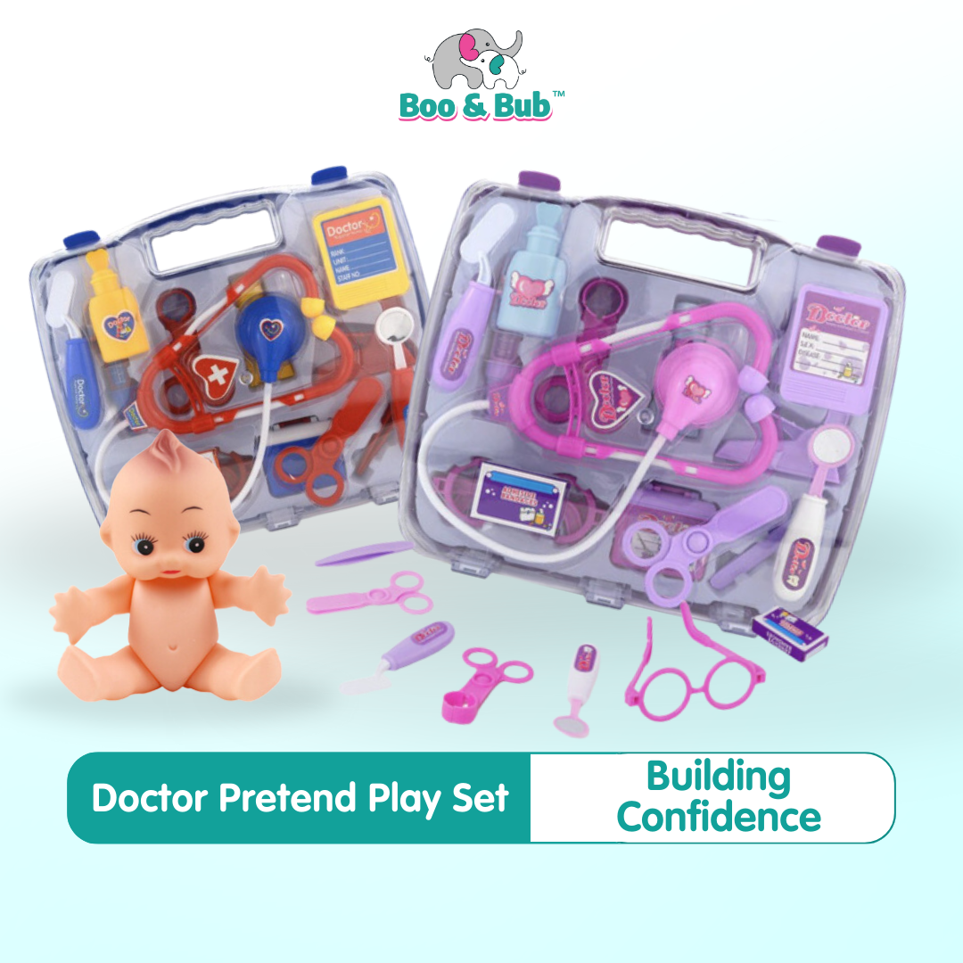 Children Doctor Nurse Pretend Play Set | Portable Suitcase Medical Too ...
