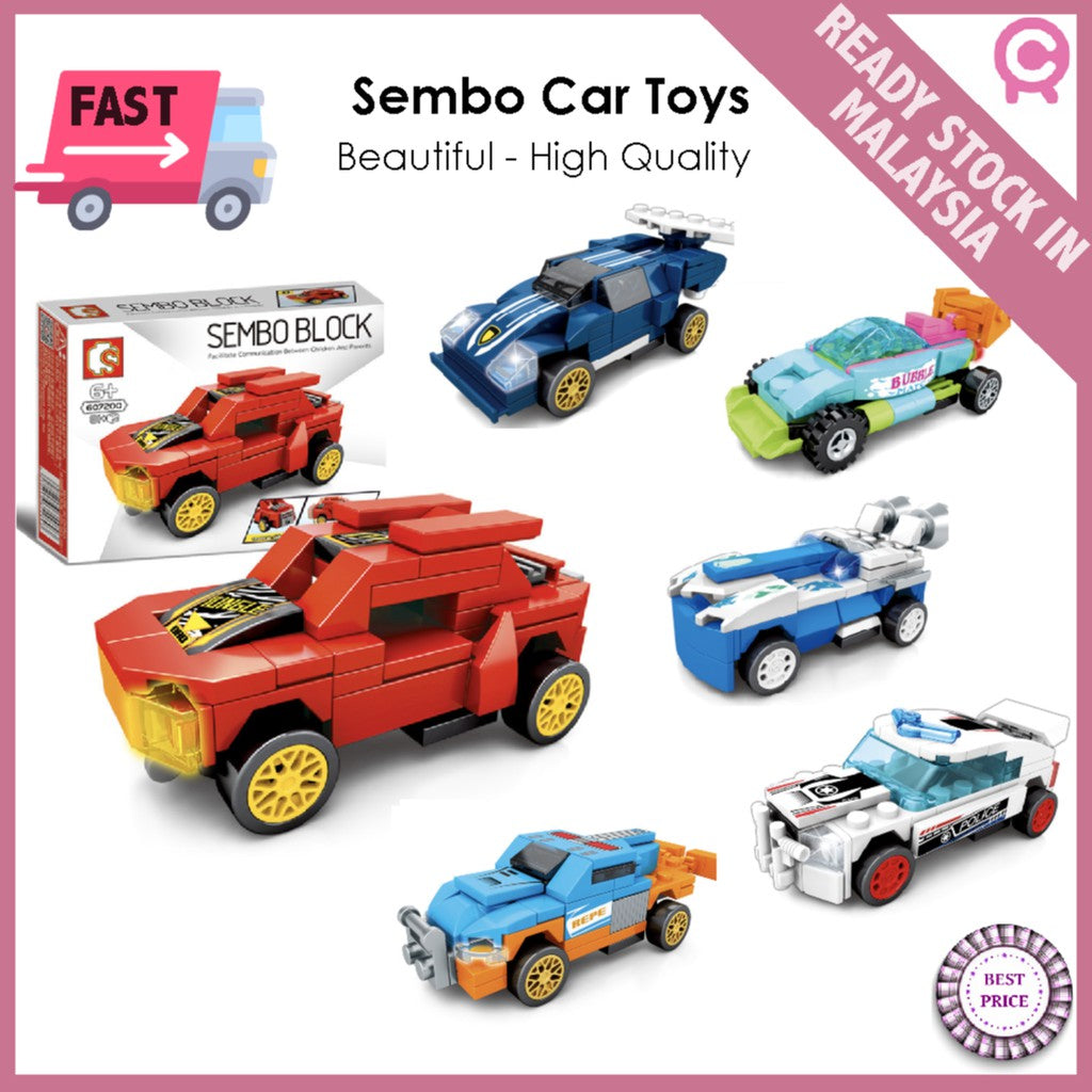 Sembo Lego Race Car – Boo & Bub
